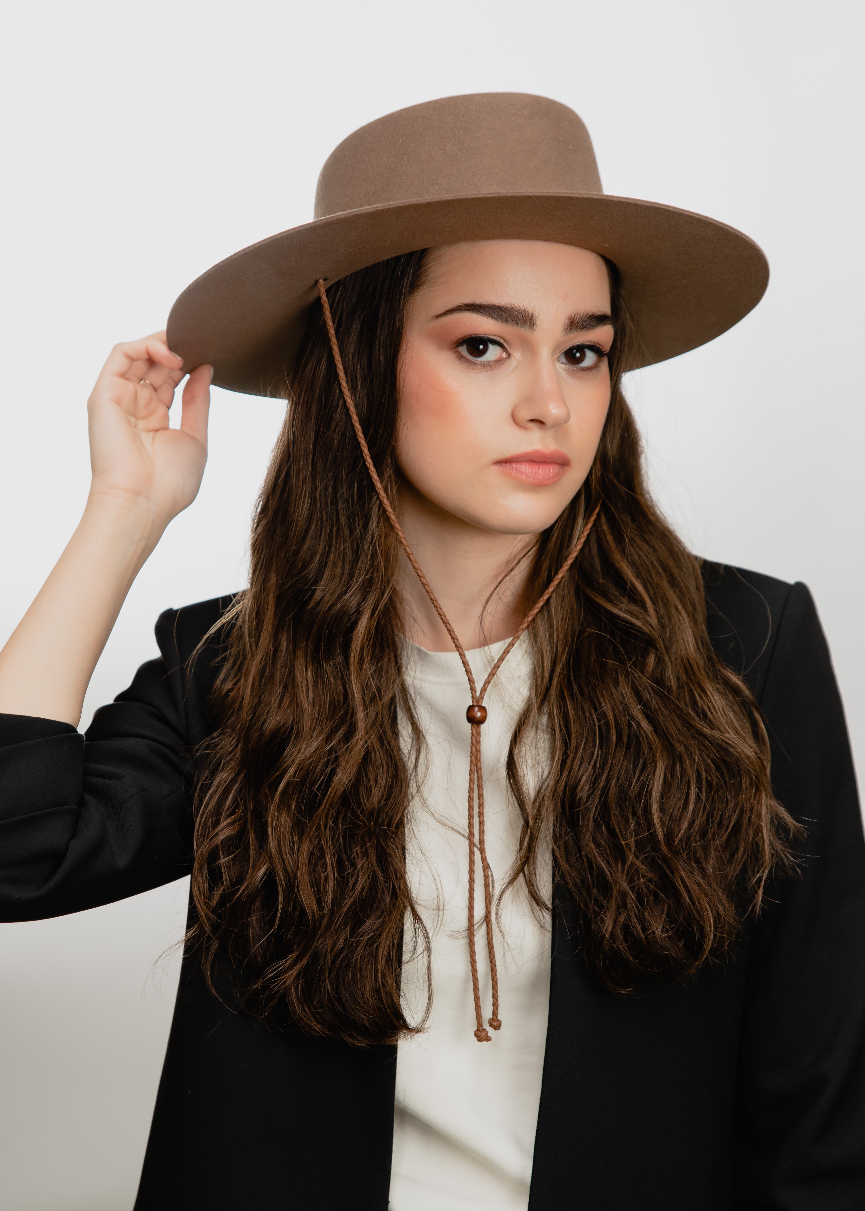 23" Mocha Wavy Hat Wig – The Hustle Wig